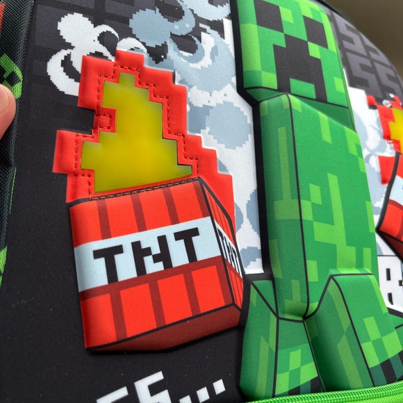 Minecraft | Accessories | Minecraft Tnt Boys 7 Light Up Backpack | Poshmark